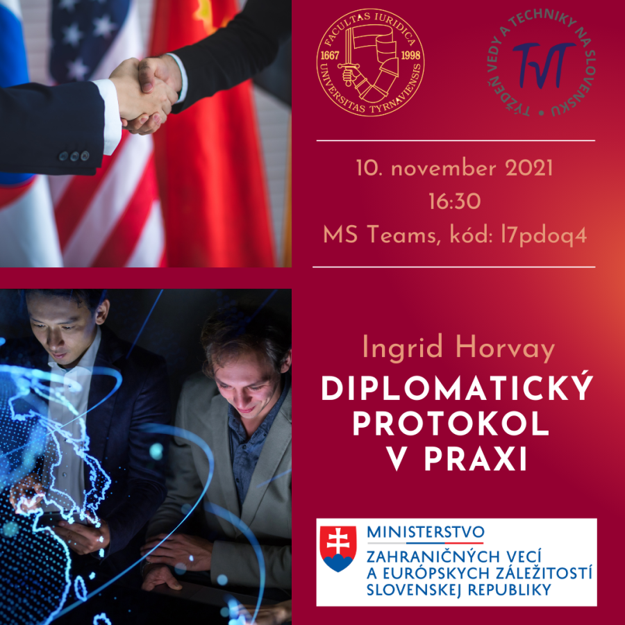 Študenti práva spoznali diplomatický protokol | Trnavská univerzita v Trnave | TRUNI